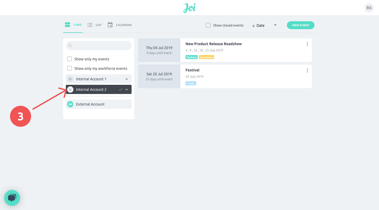 Managing Your Accounts | Quickstart Guide • Joi